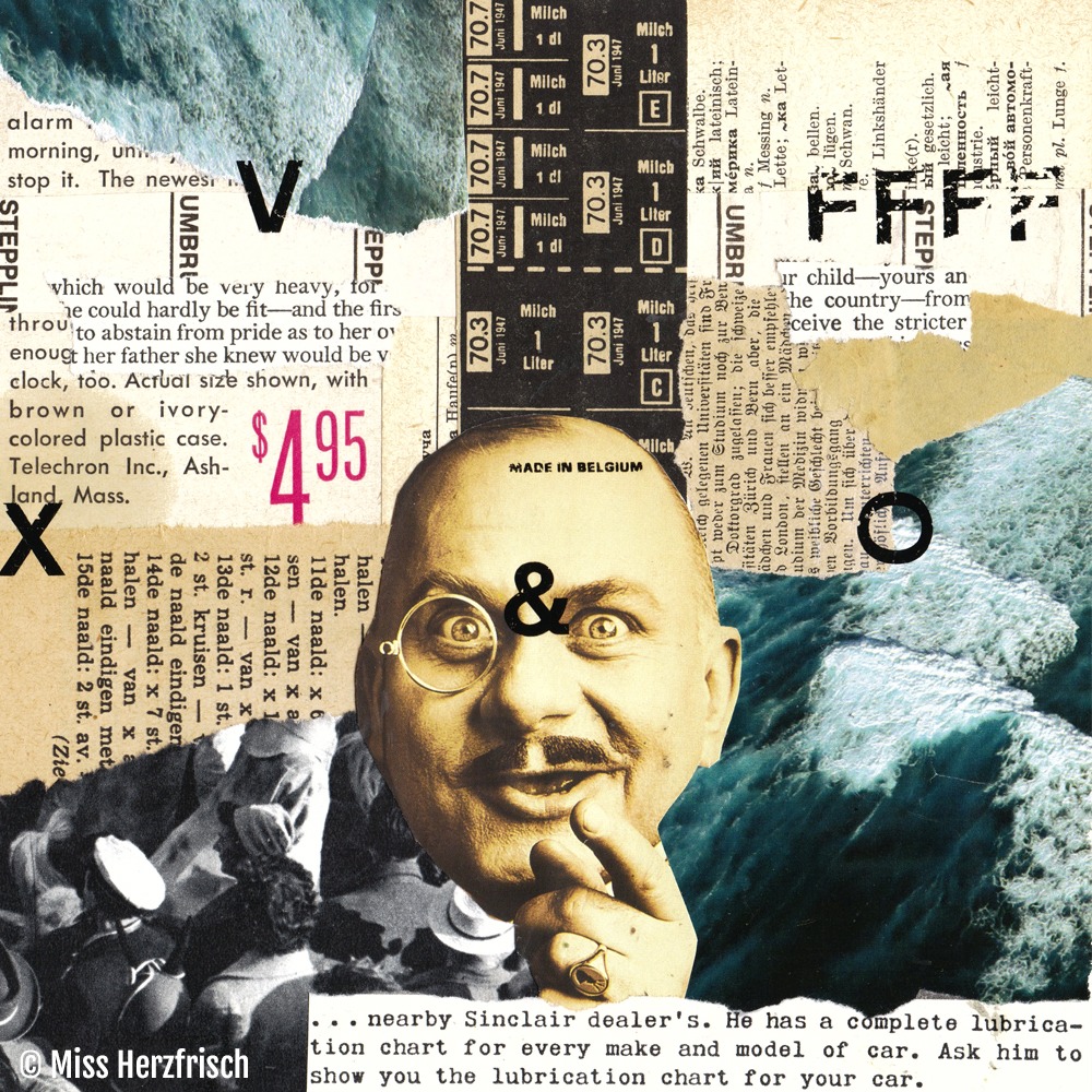 Studio Herzfrisch - Open Studio - Collagetisch