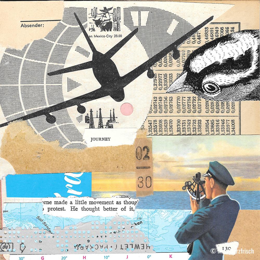 Studio Herzfrisch - Open Studio - Collagetisch